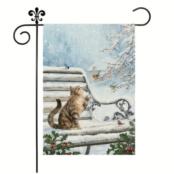 Other | Winter Scene Garden Flag Nwot Flag Only | Poshmark